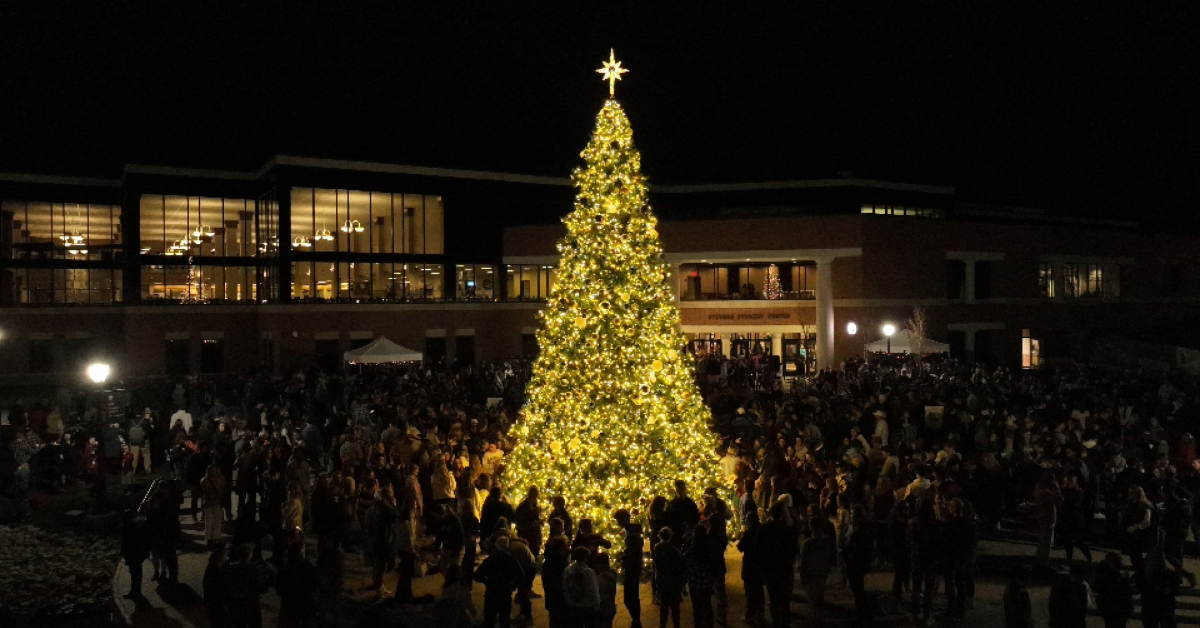 Join Us for the Christmas Tree Lighting at Cedarville | Cedarville ...